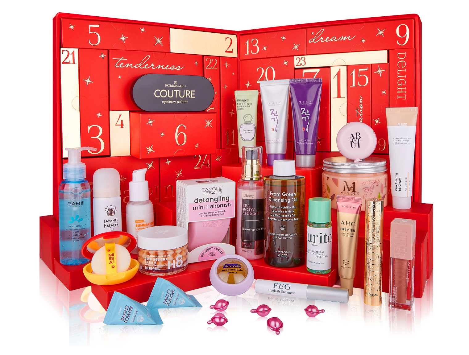 Мультибрендовий Адвент-календар Best of Eva 2024 Beauty Gifts, 24 ...